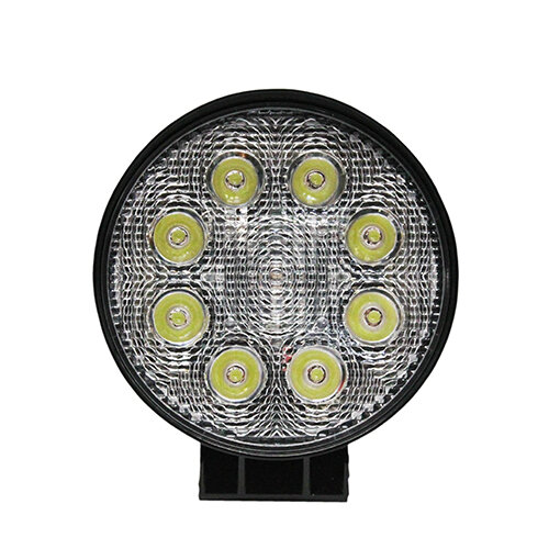 Фара светодиодная (круглая) 24W 112х36 10 30V дальний (YADA)