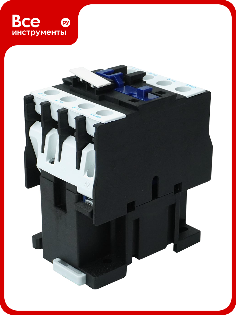 Электромагнитный пускатель Электротехник ПМЛ-2100 УХЛ4 Б, 380В/50Гц, 1з, 25А, нереверсивный, без реле, IP00 ET511488