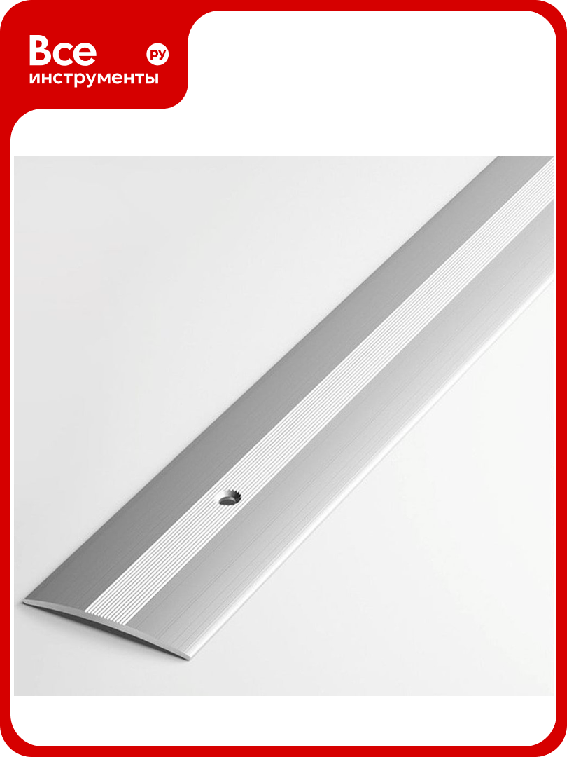 Стык ООО Элитпроф 1350х25мм анод. серебро (ПО-25) П50.4