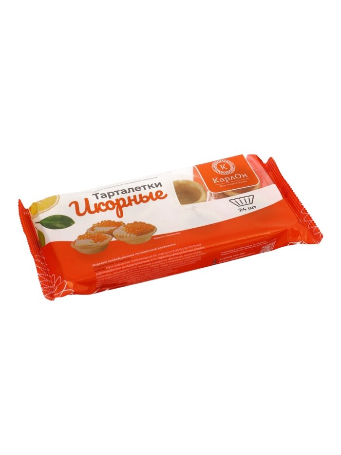 Тарталетки КарлОн икорные 60гр; 24 шт. 11015948