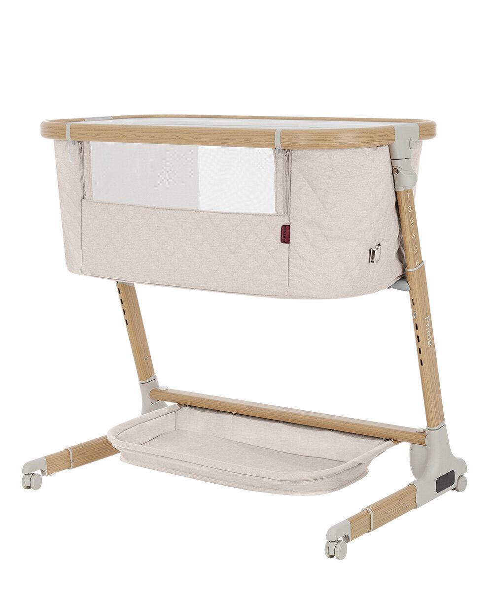 Кроватка приставная Carrello Plus Honey Beige CRL-16504 спальное место 79 см*50