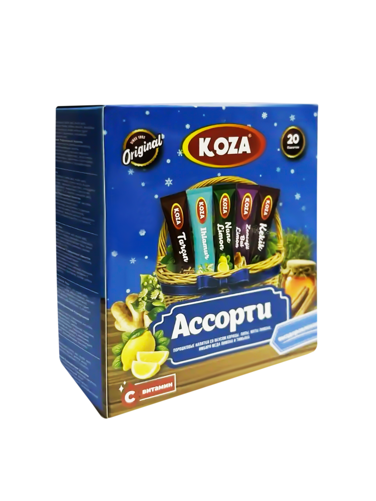 Быстрорастворимый чайный напиток "Выздоровление", "Koza", Sifa, (20шт) 34гр. Турция