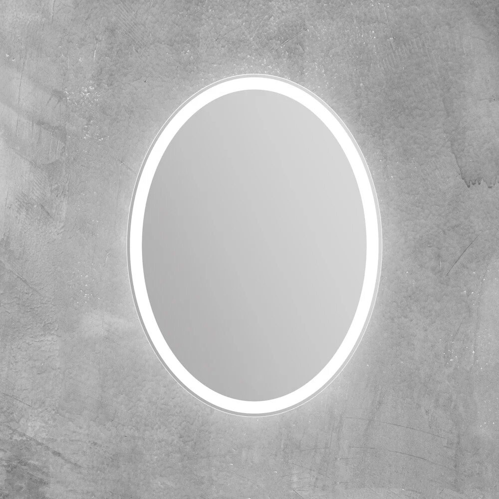 Зеркало BelBagno SPC-VST-600-800-LED-BTN со светодиодной подсветкой, 60 см, зеркало настенное в ванную, итальянское