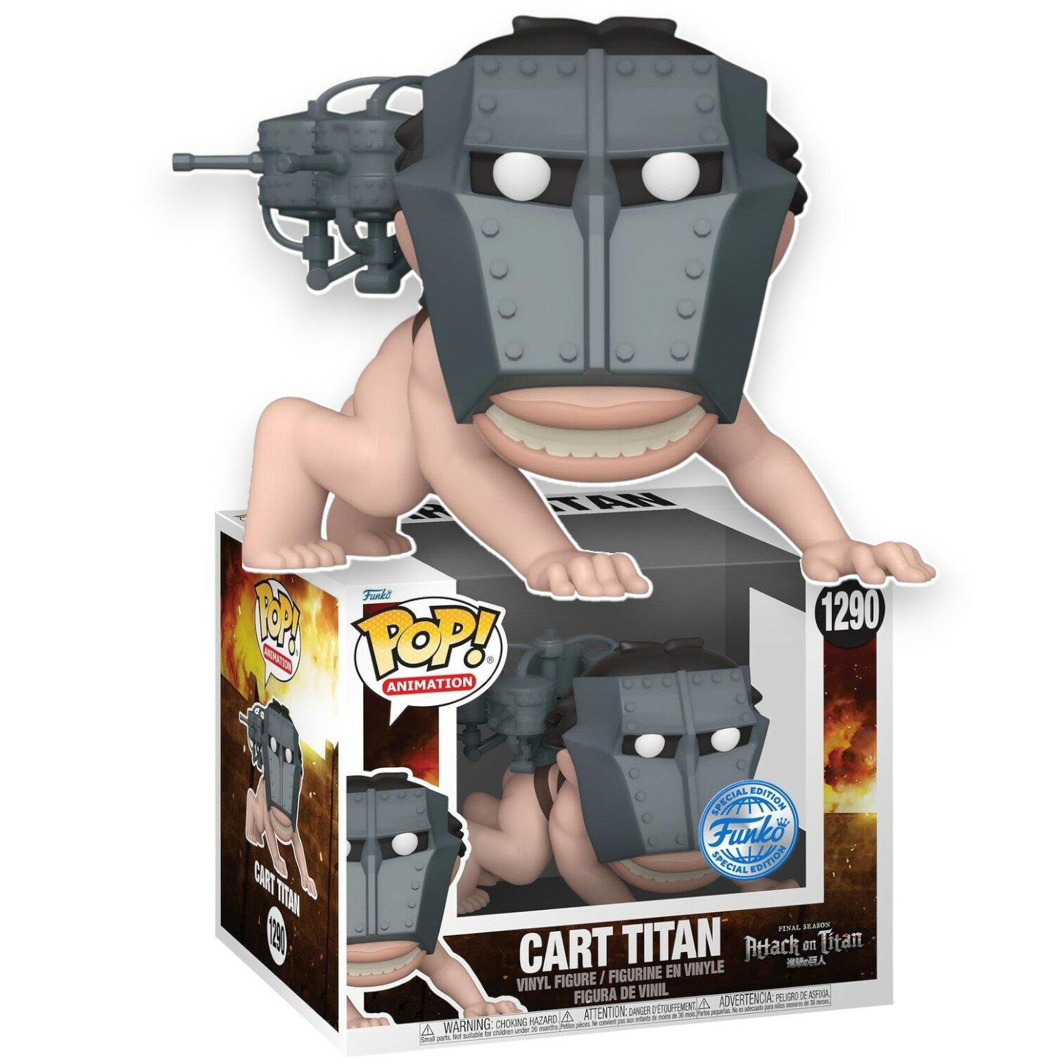 Фигурка Титан-перевозчик "Атака титанов" от Funko Pop! 1290