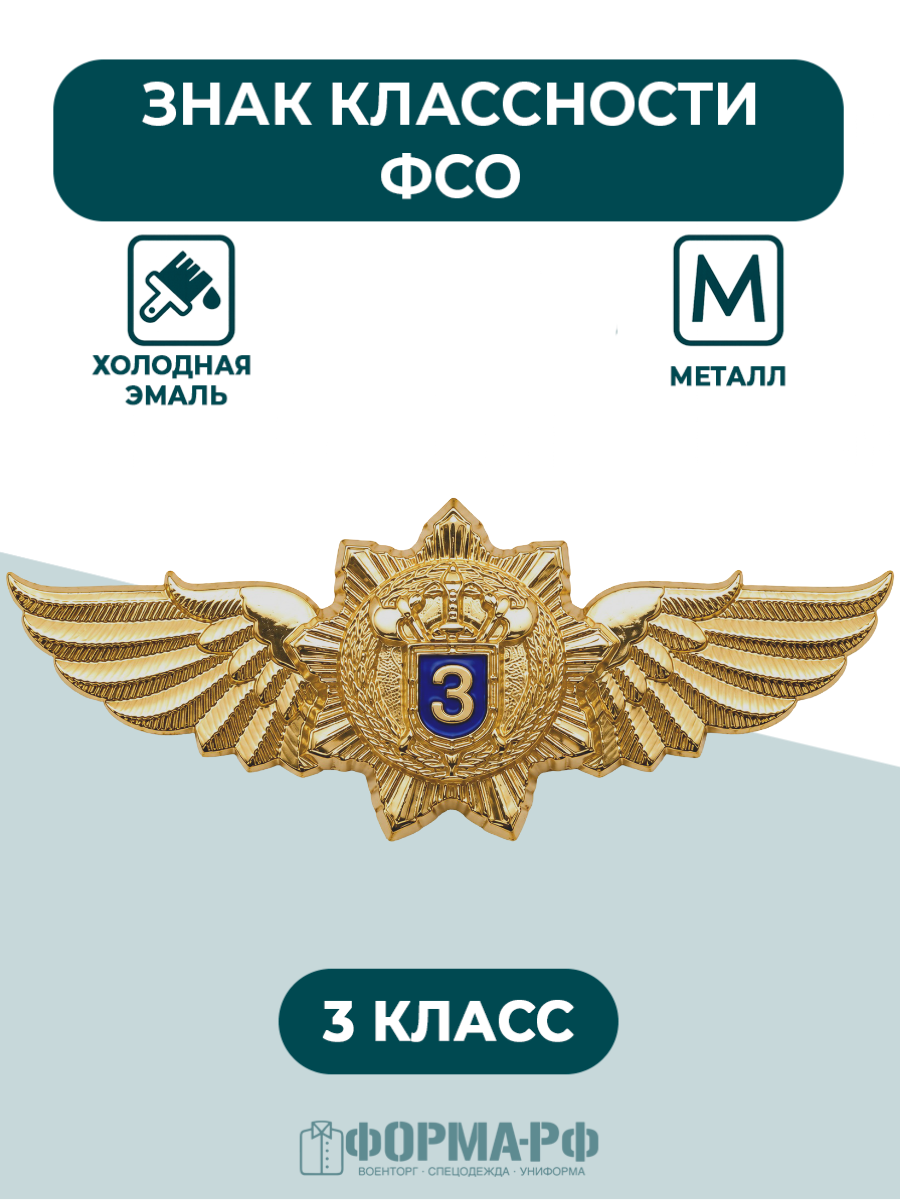 Знак классности ФСО 3 класс