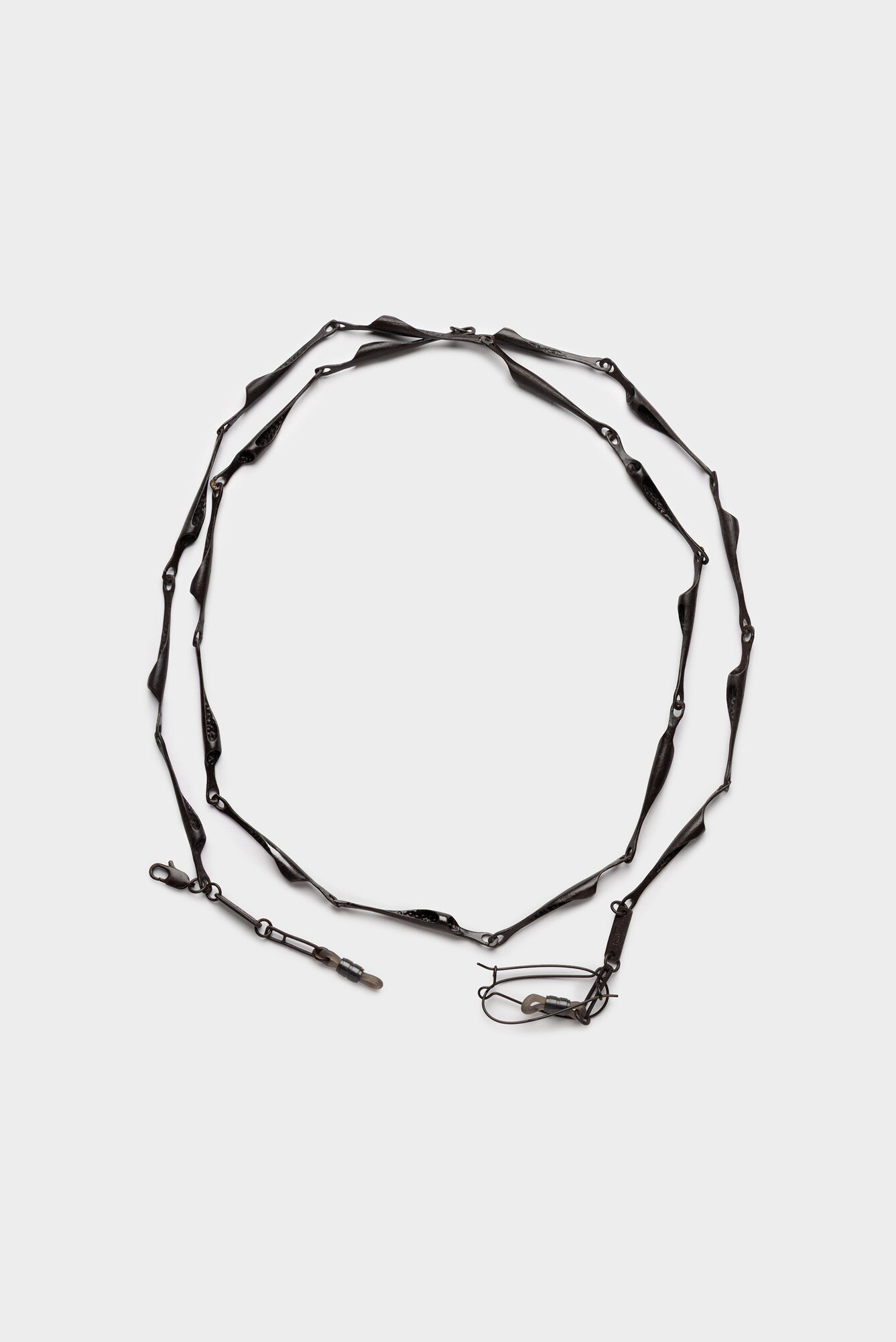 Цепочка для очков ZIGGY CHEN shadow chain black для мужчин цвет черный