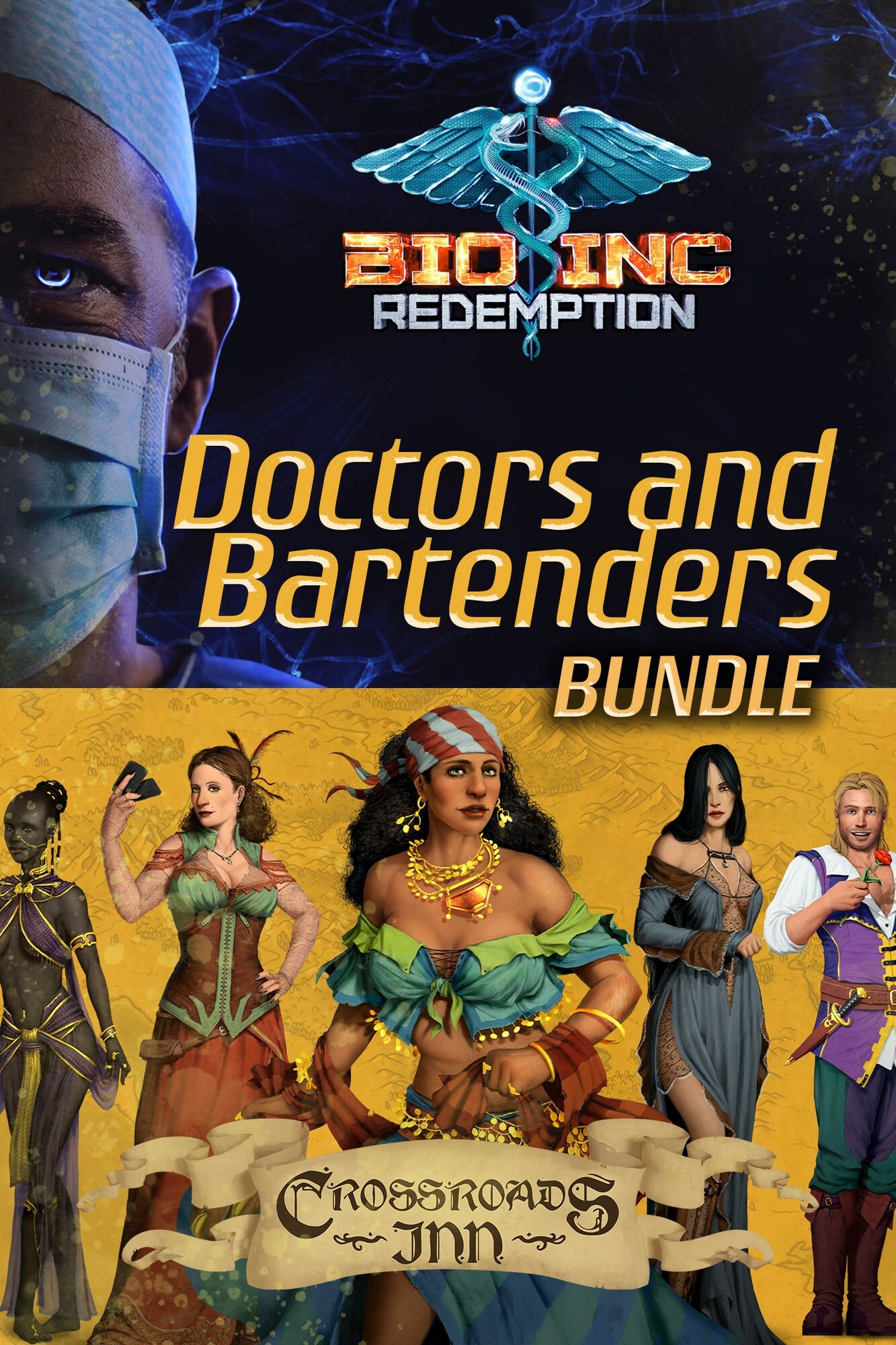 Bio Inc. Redemption + Crossroads Inn - Doctors and Bartenders Bundle — ключ активации Xbox / Microsoft Store · Xbox One, Xbox Series X|S · цифровой ключ · любой регион