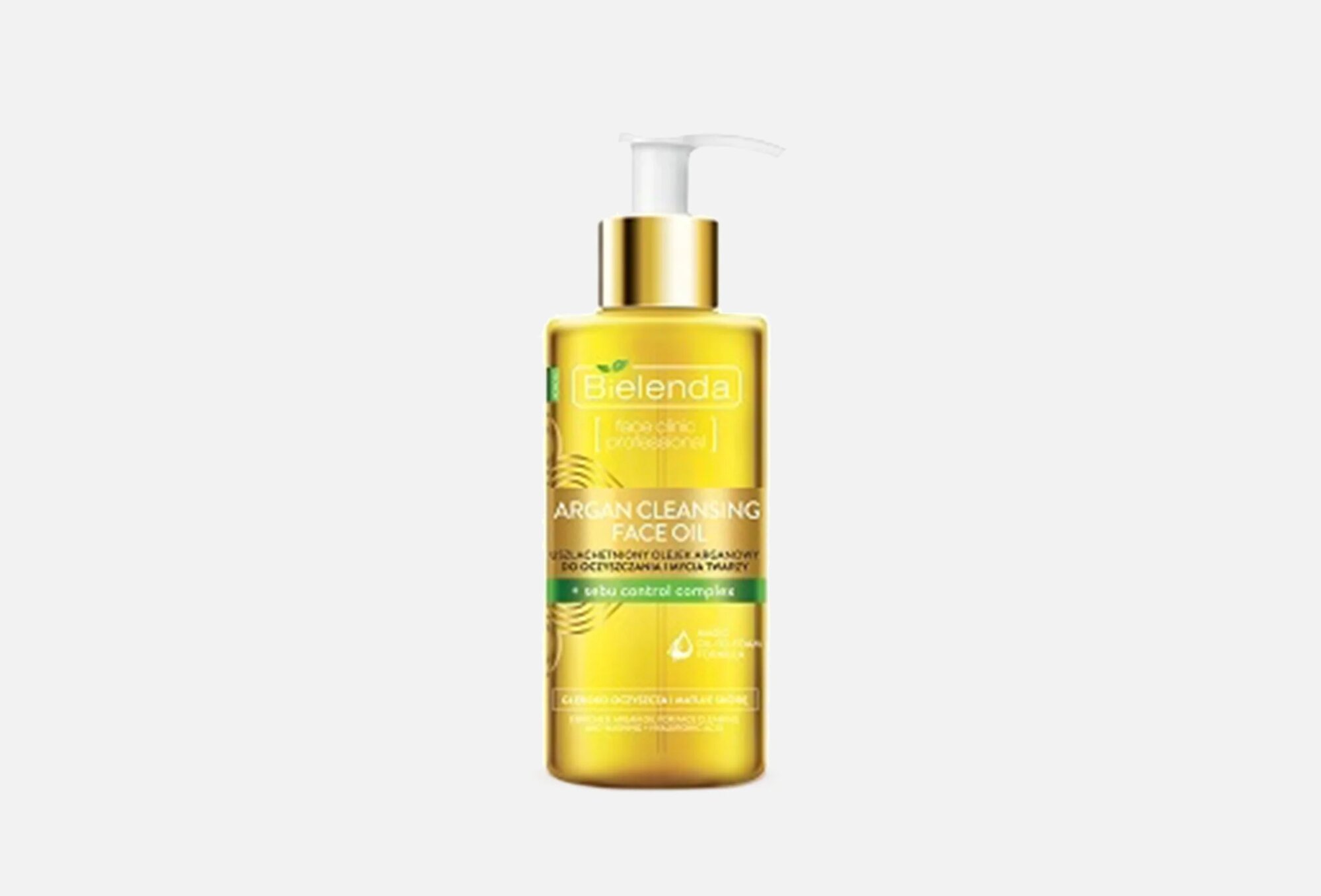 Гидрофильное масло Bielenda ARGAN CLEANSING, для умывания, с аргановым маслом, 140 мл