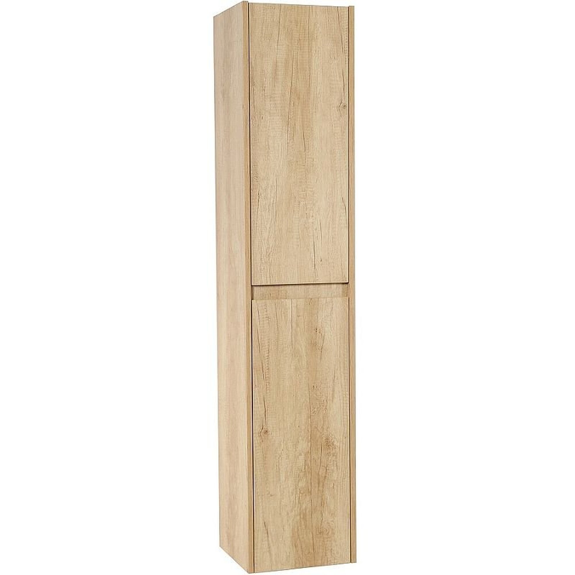 Шкаф подвесной BelBagno (Бельбагно) KRAFT с двумя распашными дверцами с доводчиками с двумя полками правост. Rovere Nebrasca Nature 330x300x1600 KRAFT-1600-2A-SC-RNN-R