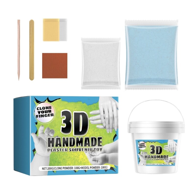 DIY 3D Hand Foot Print Craft Set Hand Cast Set Create Beautiful Memory Gift