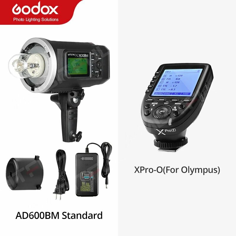 Годокс Wistro AD600BM Bowens Mount 600W GN87 HSS 1/8000s Sync Внешний фонарик с 2.4G беспроводной системой X и встроенной батареей 8700mAh
