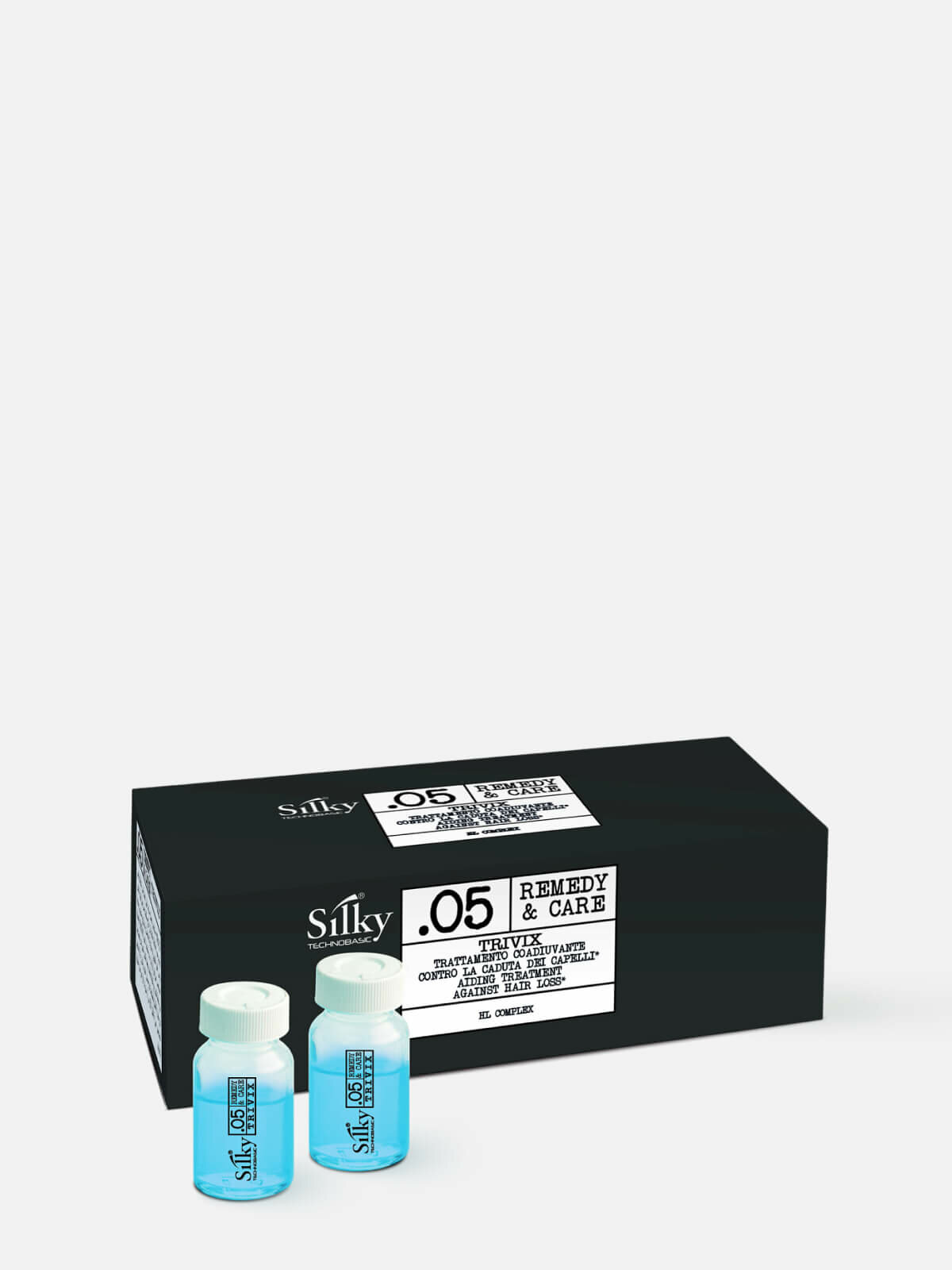 Несмываемый лосьон против выпадения волос Silky Remedy Care Trivix, 10х10 мл