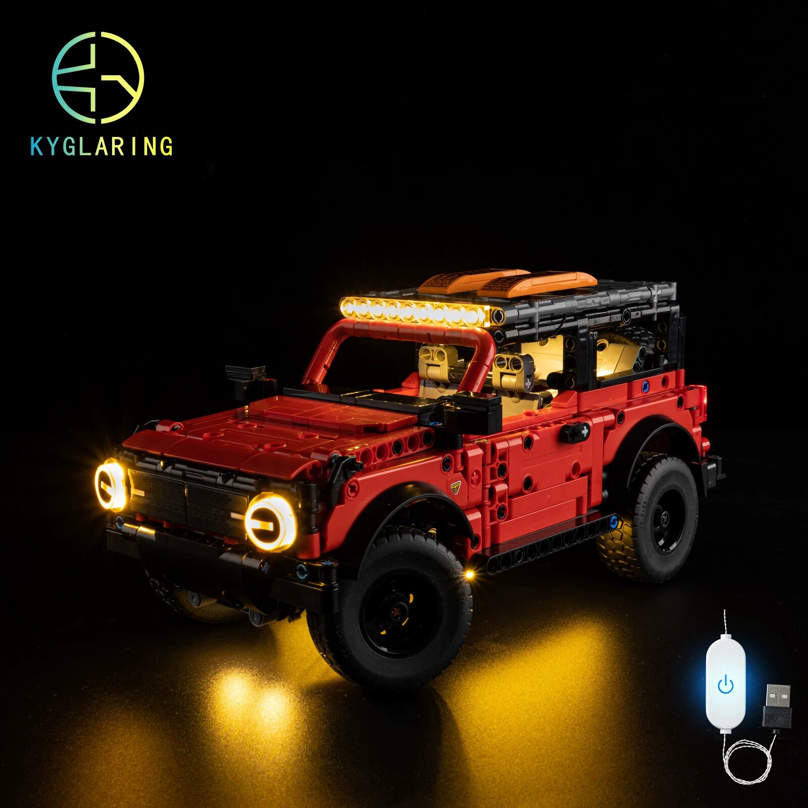 Набор светодиодной подсветки для LEGO 42213 Ford Mustang, управляемый прикосновением, совместим с моделью 42213, 1