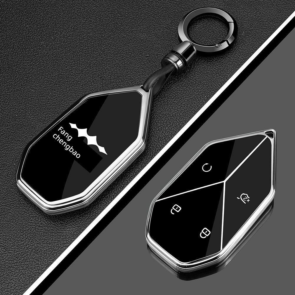 Кейс для ключа Chengbao Titanium 7 с круглым креплением - черный
