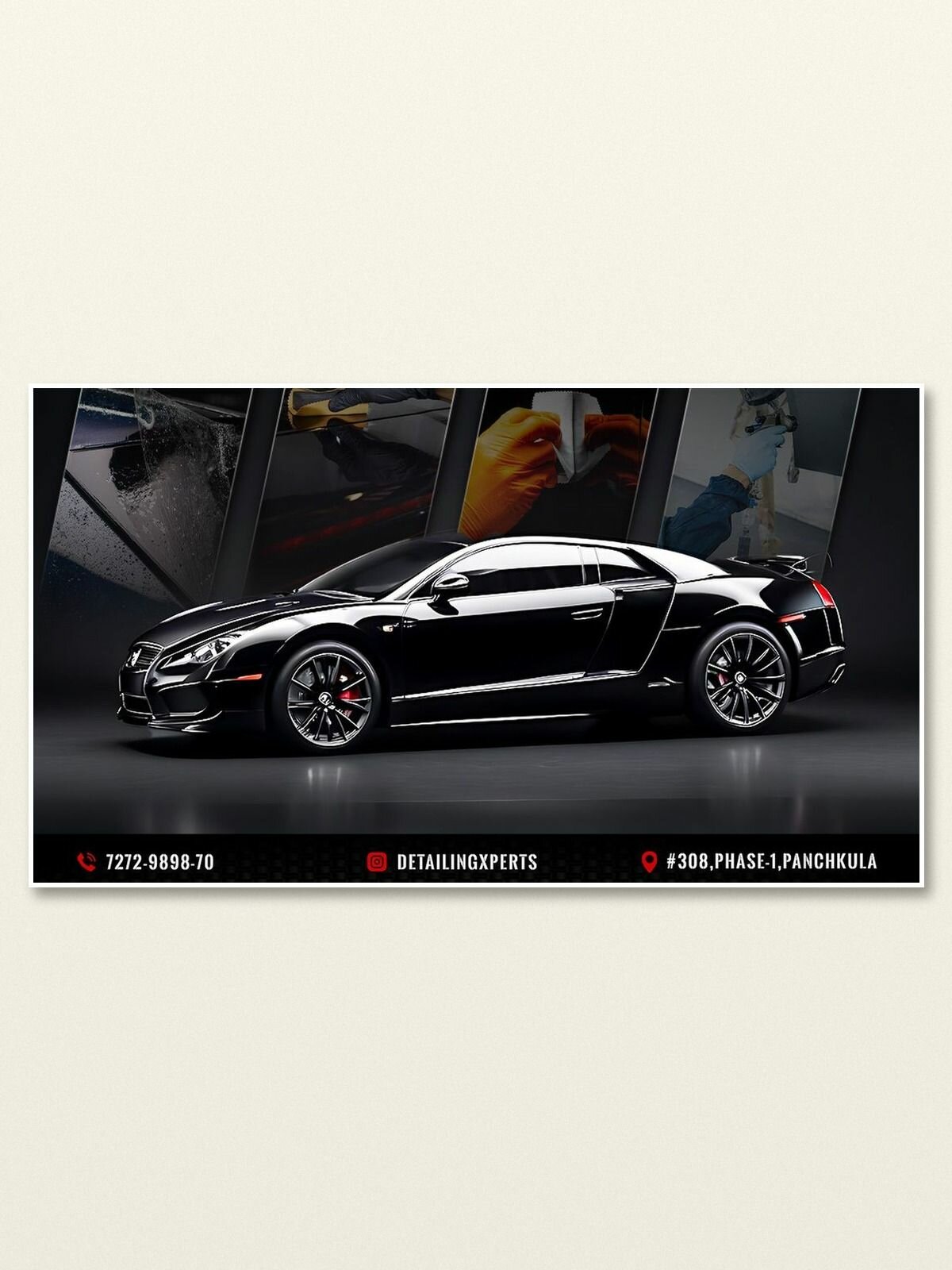 Постер Volkswagen Golf GTI кадр 8 61 34 см автомобиль широкоформатный