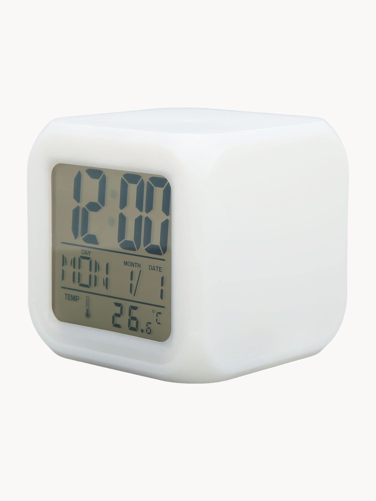 Будильник КУБ Color Change – оригинальный будильник с тач-подсветкой