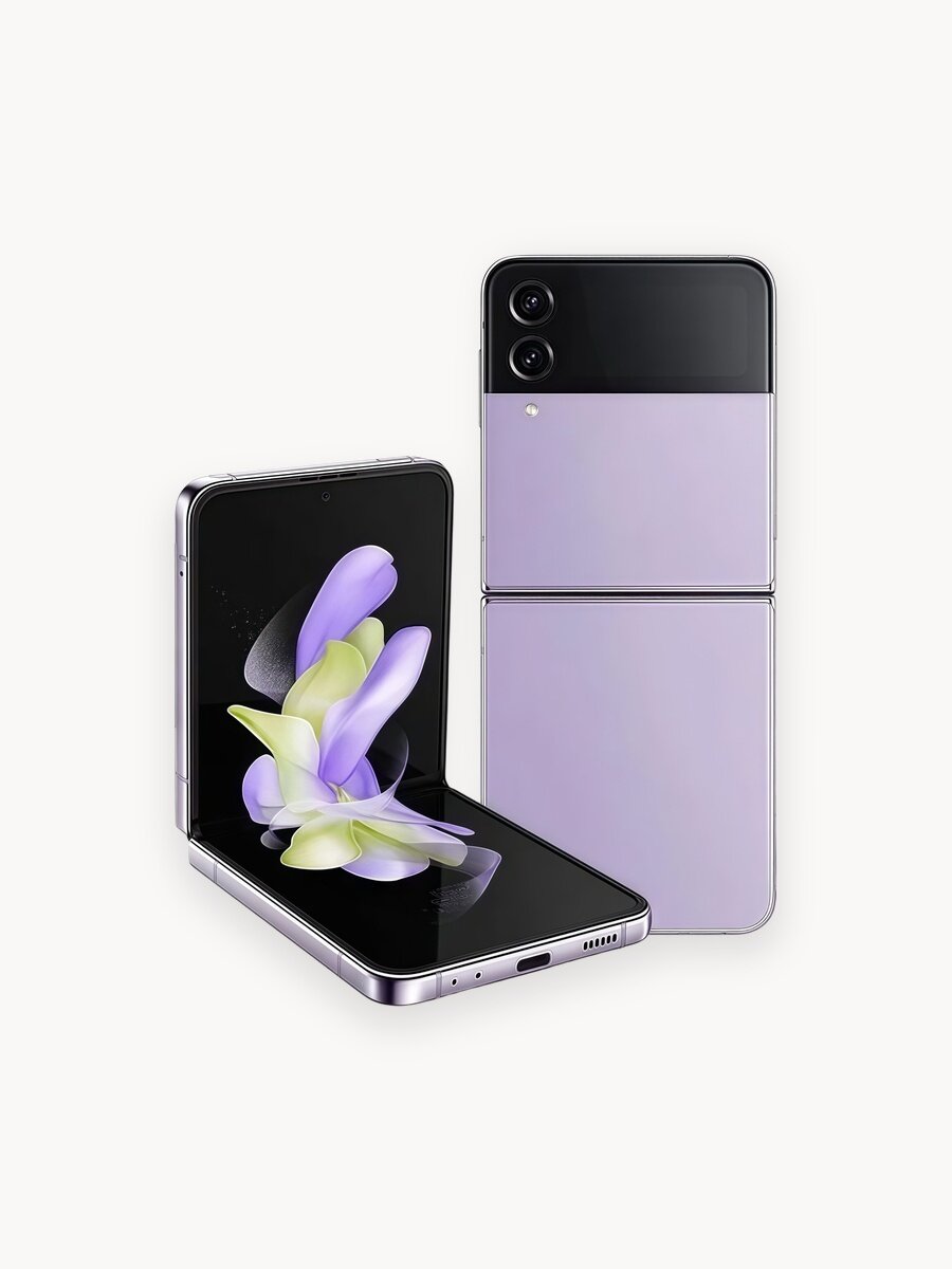 Samsung Смартфон Galaxy Z Flip 4 Global 8/256 ГБ, Фиолетовый