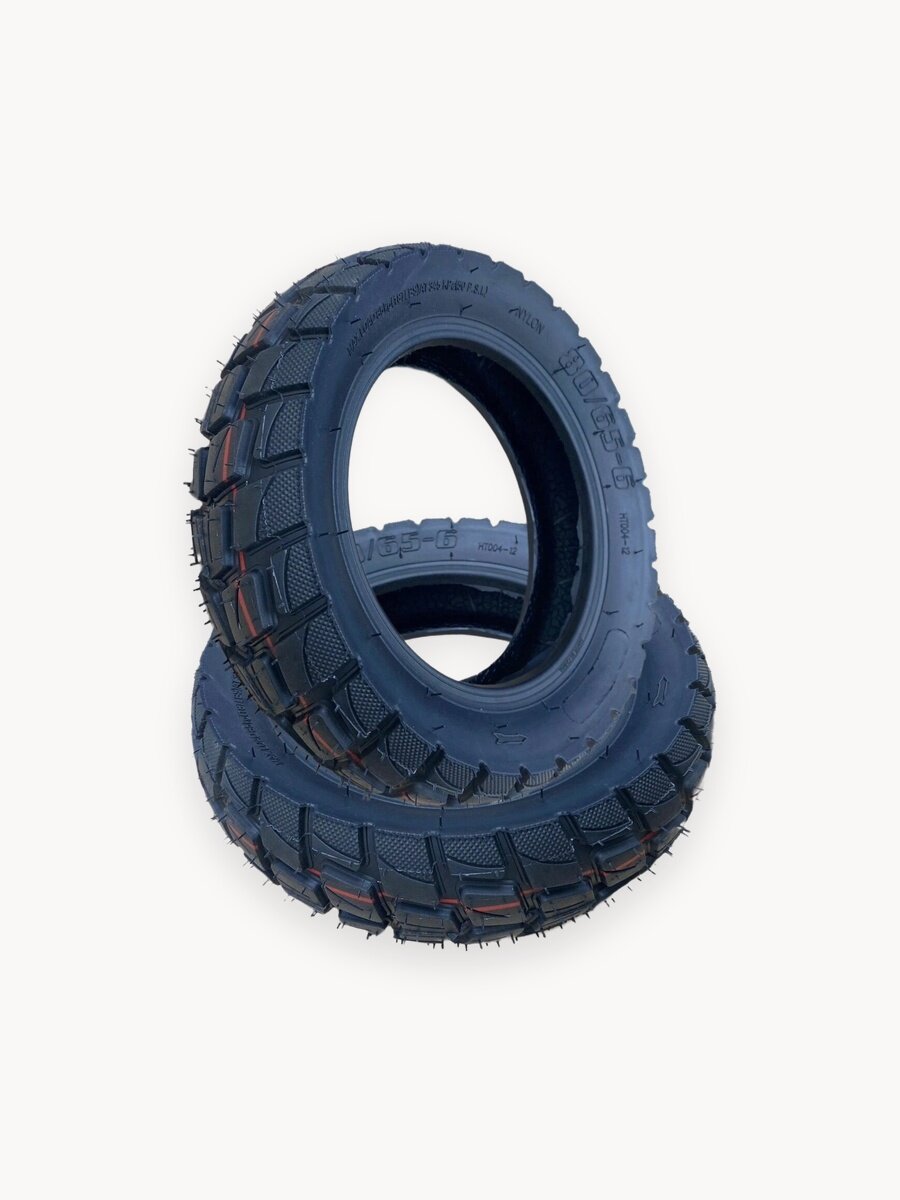 Покрышка внедорожная 80/65-6 / 10X3.0 / 255x80 для электросамоката Kugoo m4 2шт