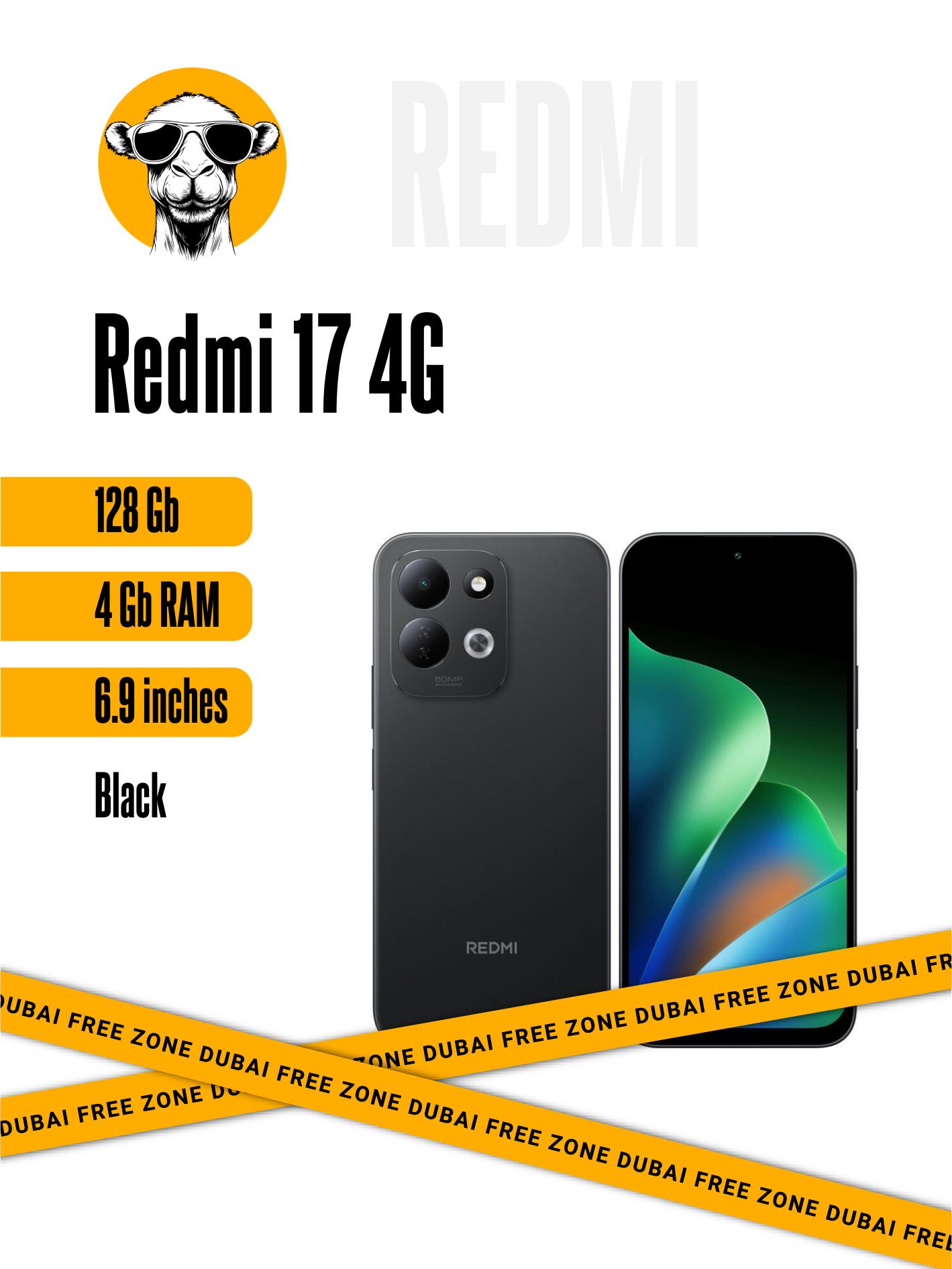 Смартфон Redmi 17 4G 4/128Gb Black