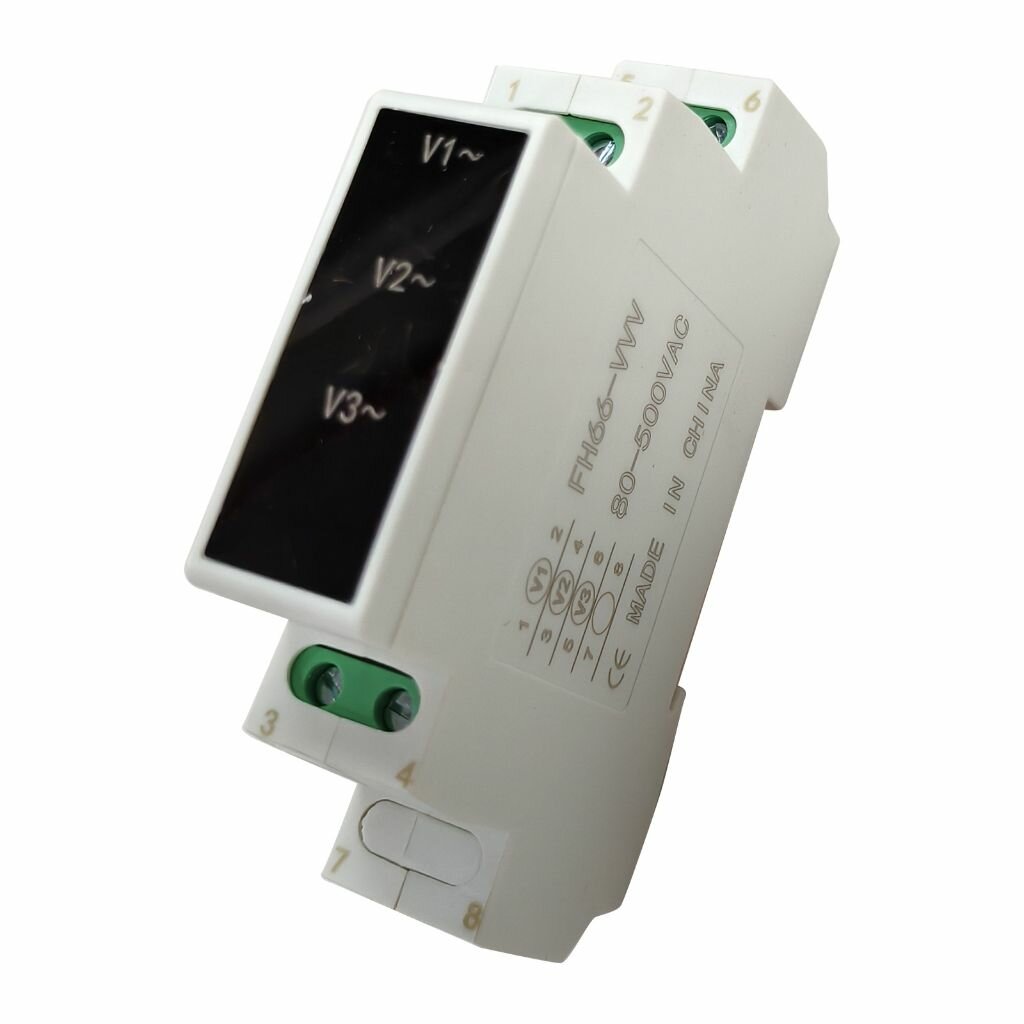 Рельсовый трехфазный вольтметр