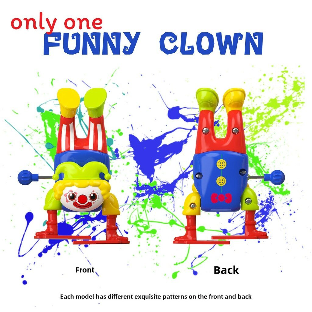 Детская нестемная головоломка игрушка-вертушка клоун для детей обучение подарок стиль а