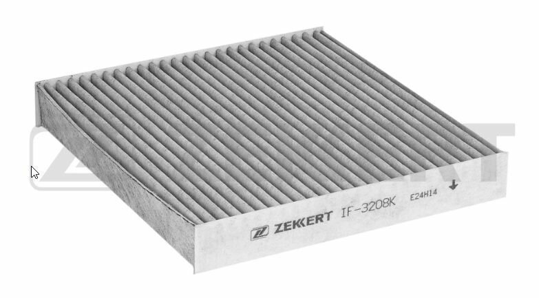 Фильтр салонный, угольный. Zekkert. Honda Fit, HR-V II , Jazz IV , Civic X.