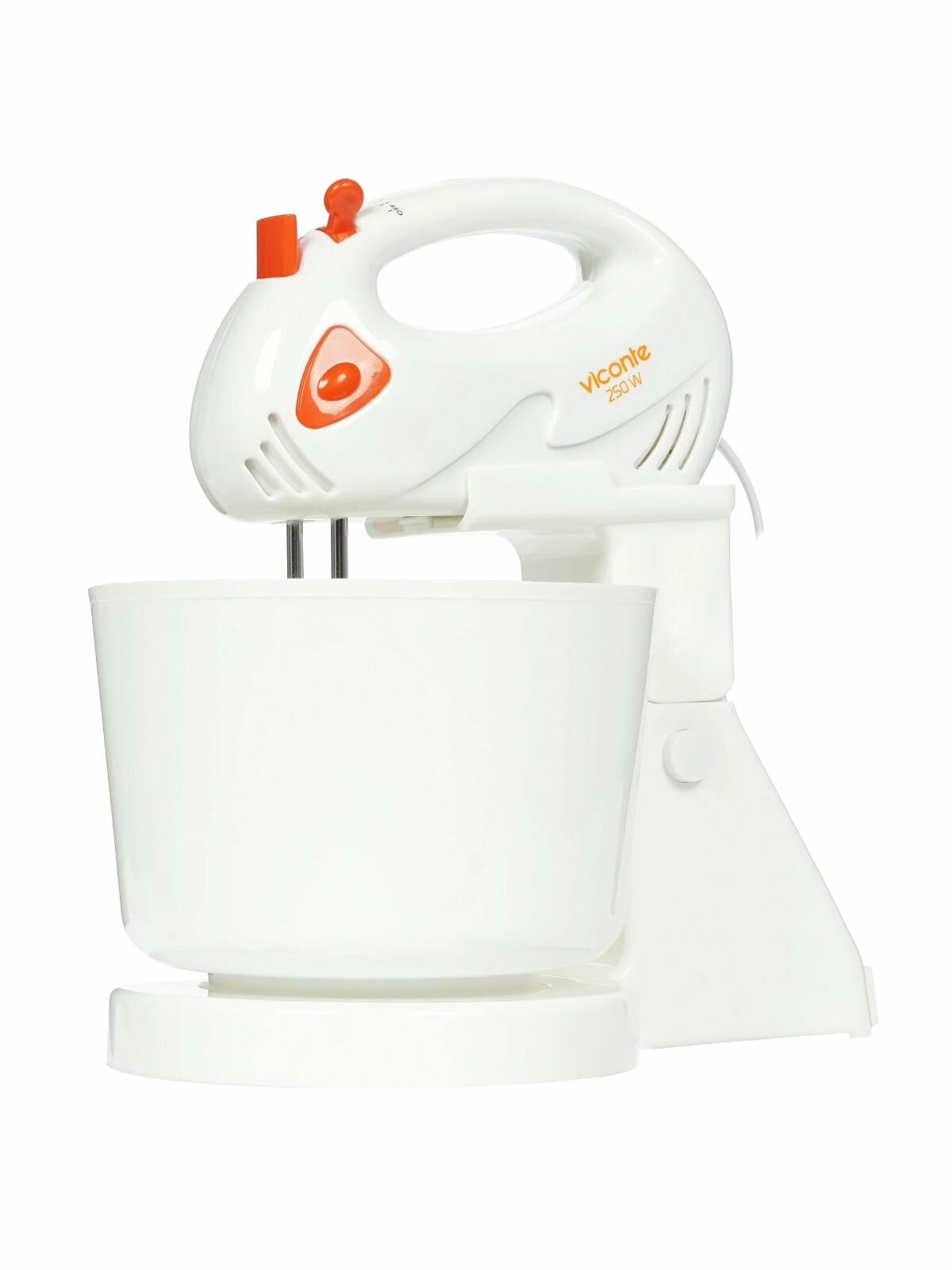 VICONTE Миксер кухонный электрический VC-350, с чашей и насадками, 250 Вт
