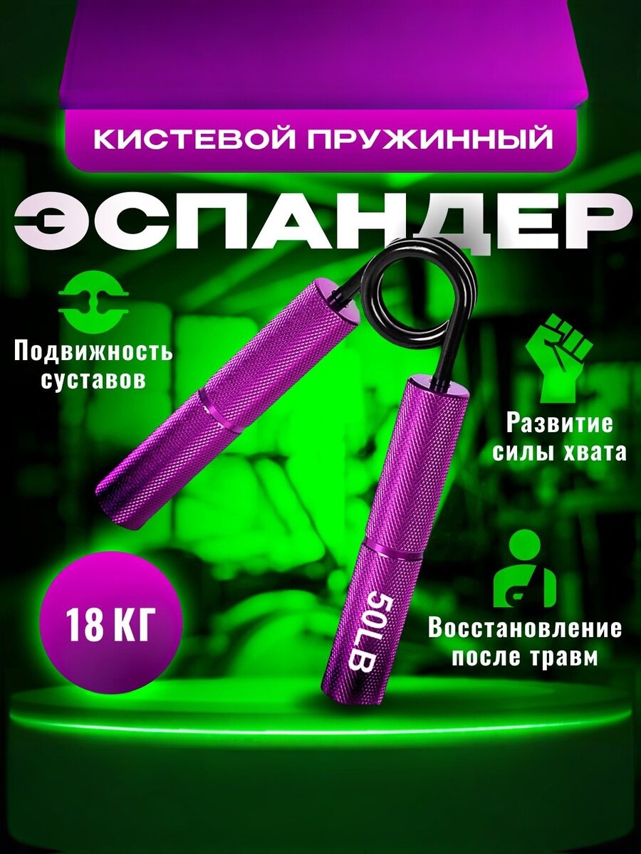 Эспандер кистевой пружинный / 18 кг / SportIgnite