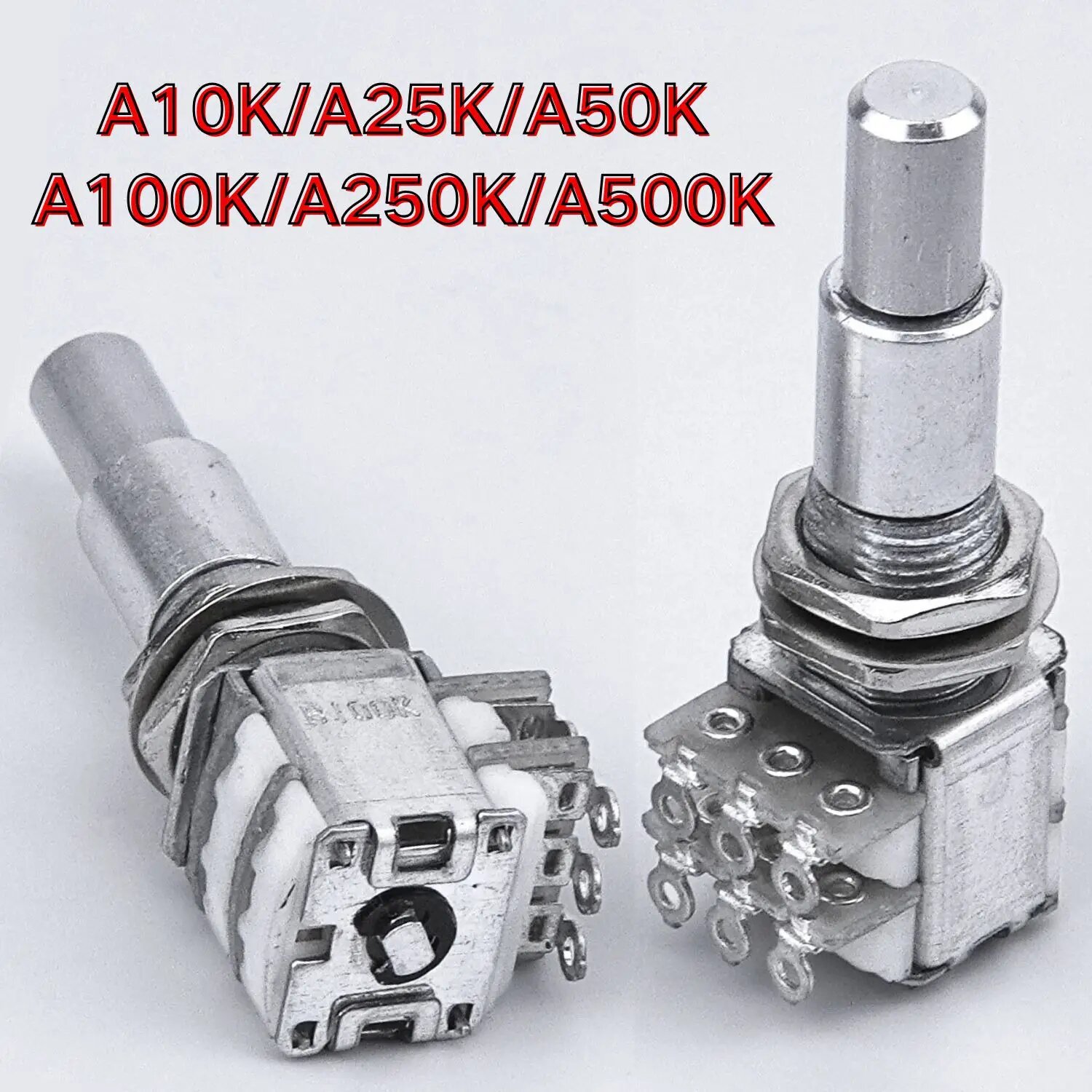 Двойной концентрический потенциометр GPWH01 для бас-гитары A50K