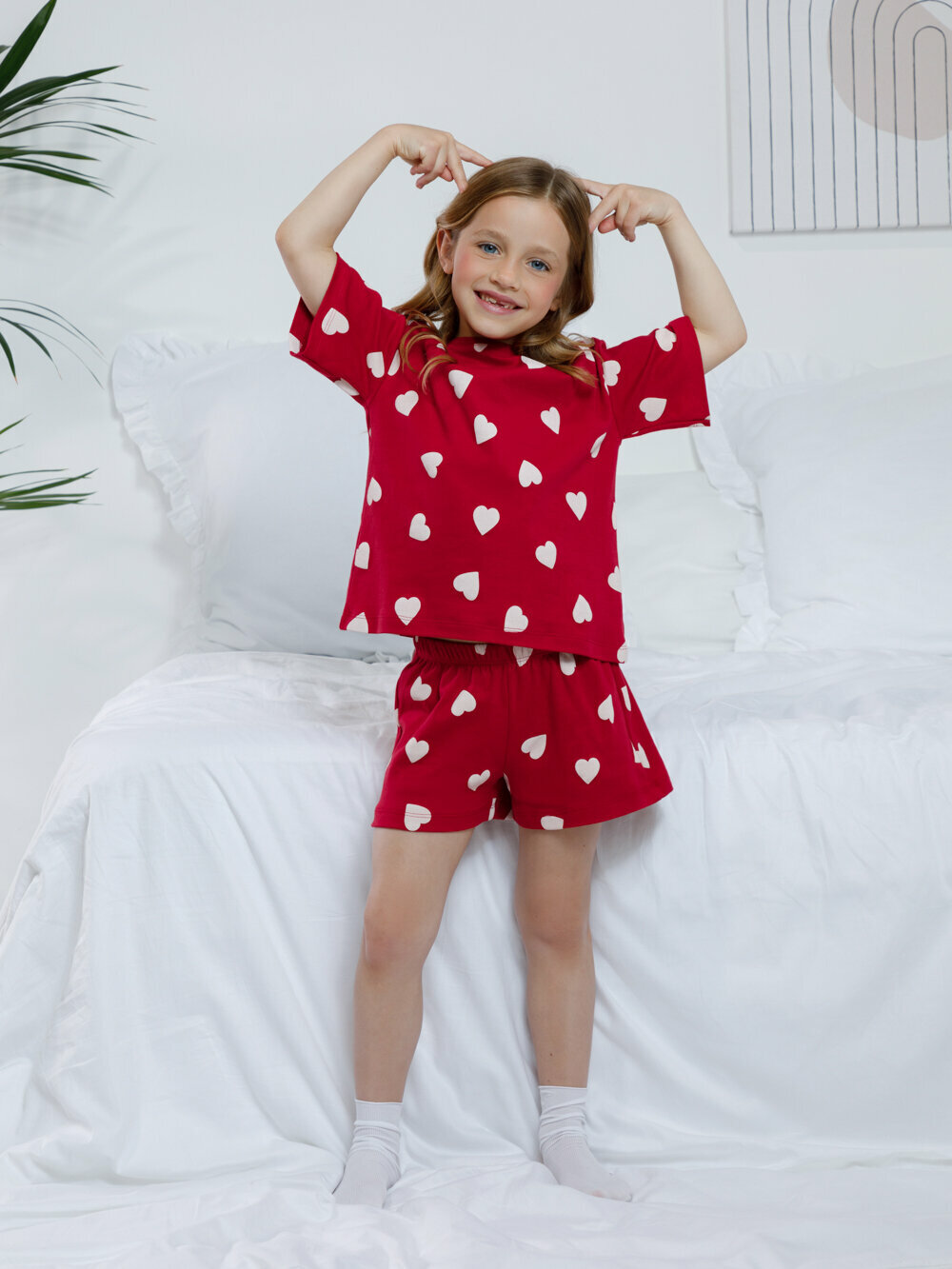 Пижама МП 1655/красный С053 Н055.3