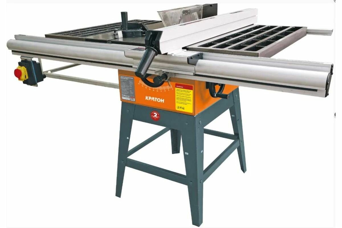 Распиловочный станок Кратон WMTS-2200-255T, 2200Вт, регулировка глубины пропила, 122кг