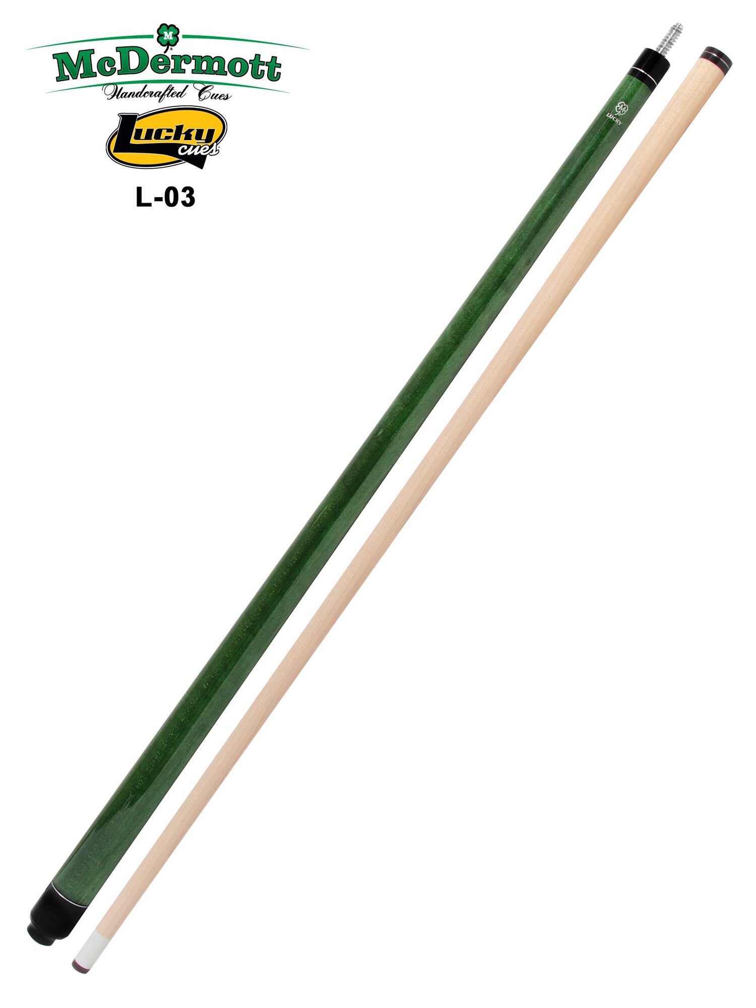 Кий бильярдный для американского пула McDermott Lucky L03, двухсоставный