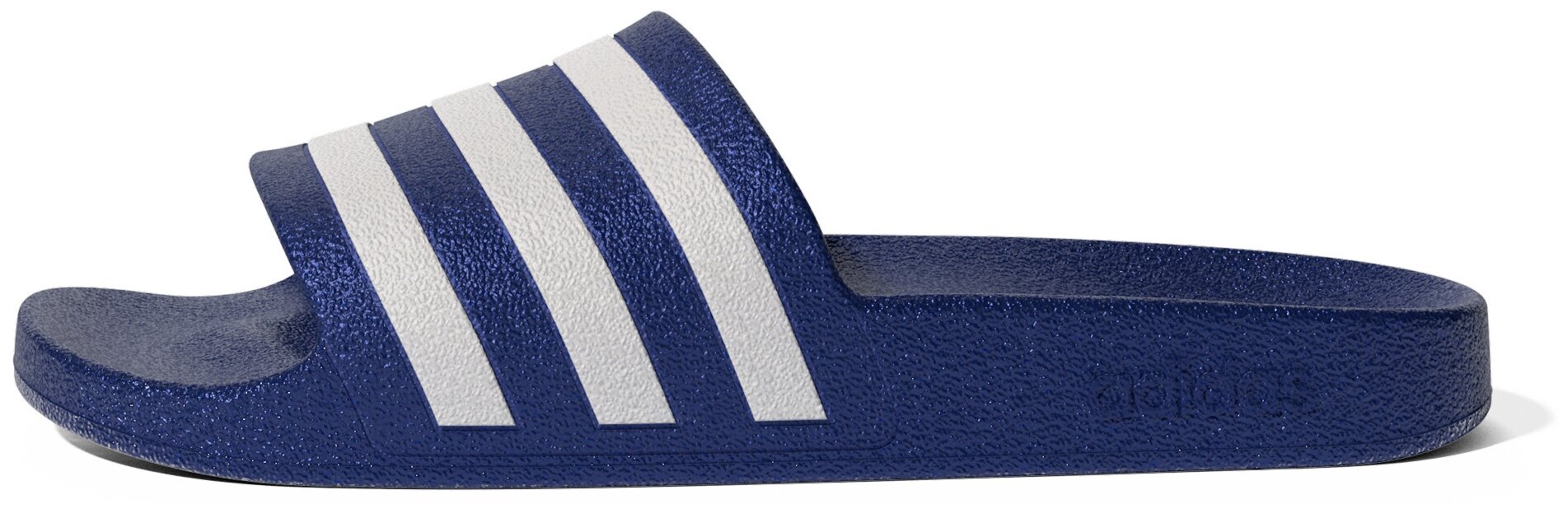 Шлёпанцы adidas Adilette Aqua, размер 10 UK, темно-синий/белый — фото 1