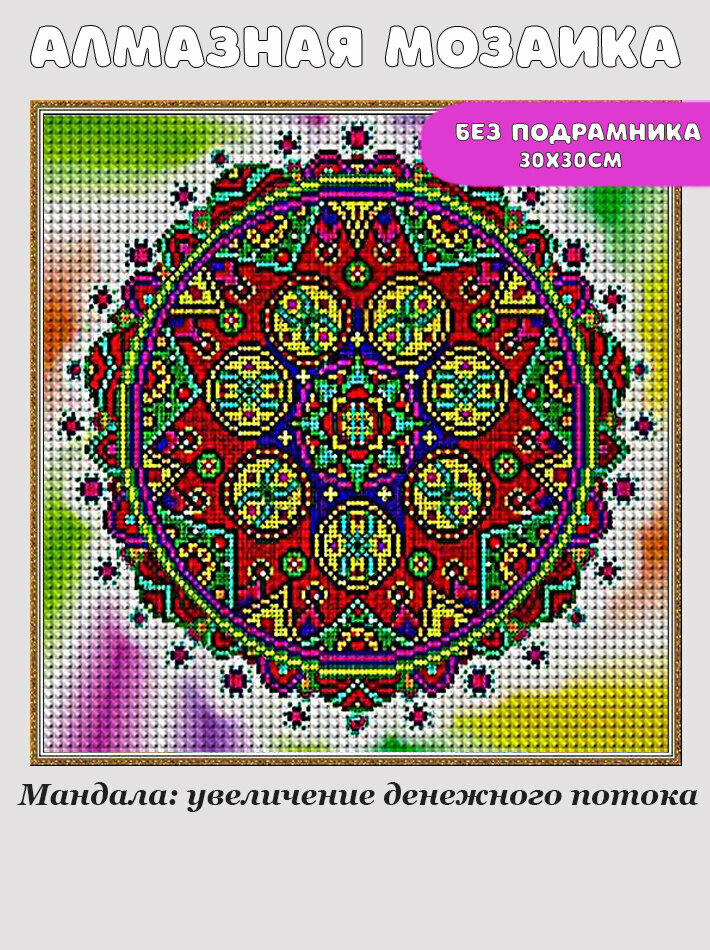 Алмазная мозаика "Мандала увеличение денежного потока"