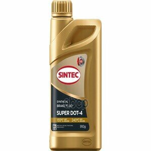 Жидкость тормозная dot-4 super 910г SINTEC арт. 800737