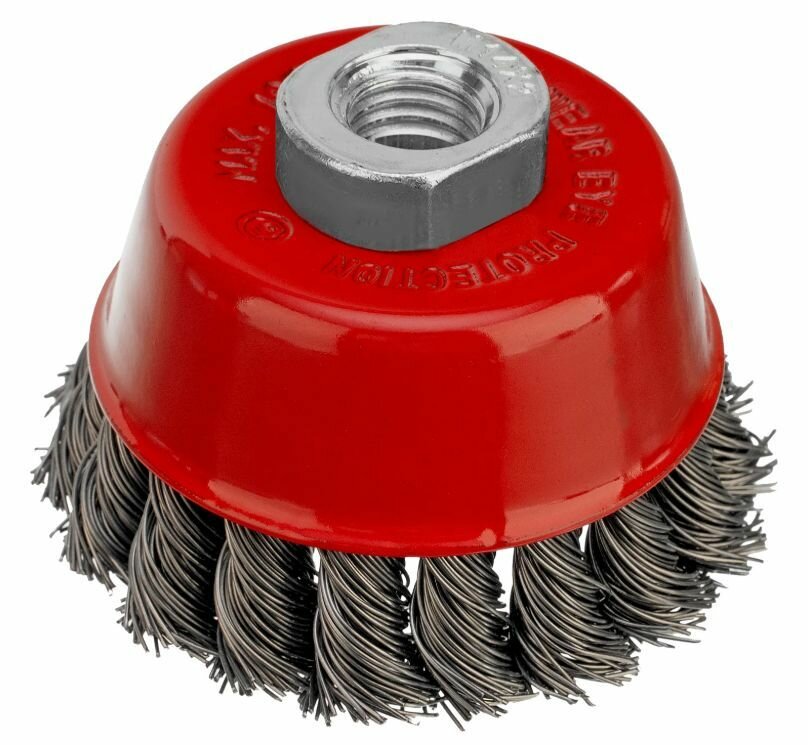 Кордщетка для УШМ 175 мм посадка 22,2 мм плоская Matrix