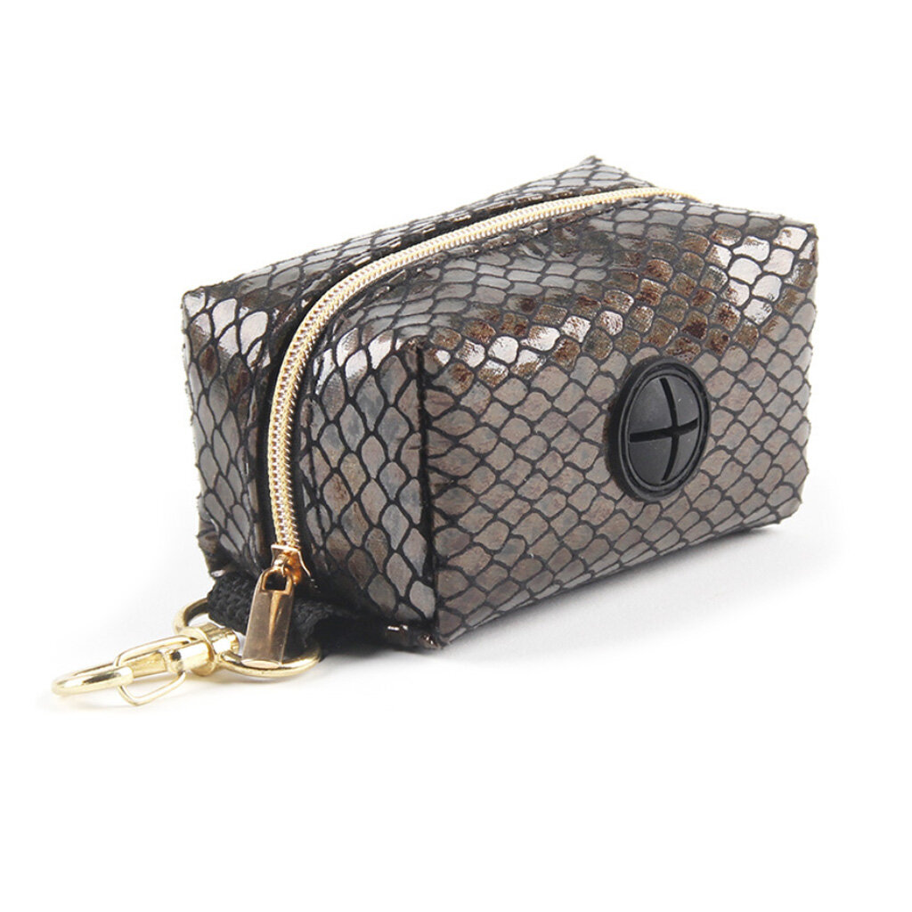 Держатель Мешков для Собачьих Какашек Со Змеиным Принтом, Дозатор Мешков для Собачьих Какашек, Поводок для Домашних Животных, Мешки для Мусора, Переноска для Люльки