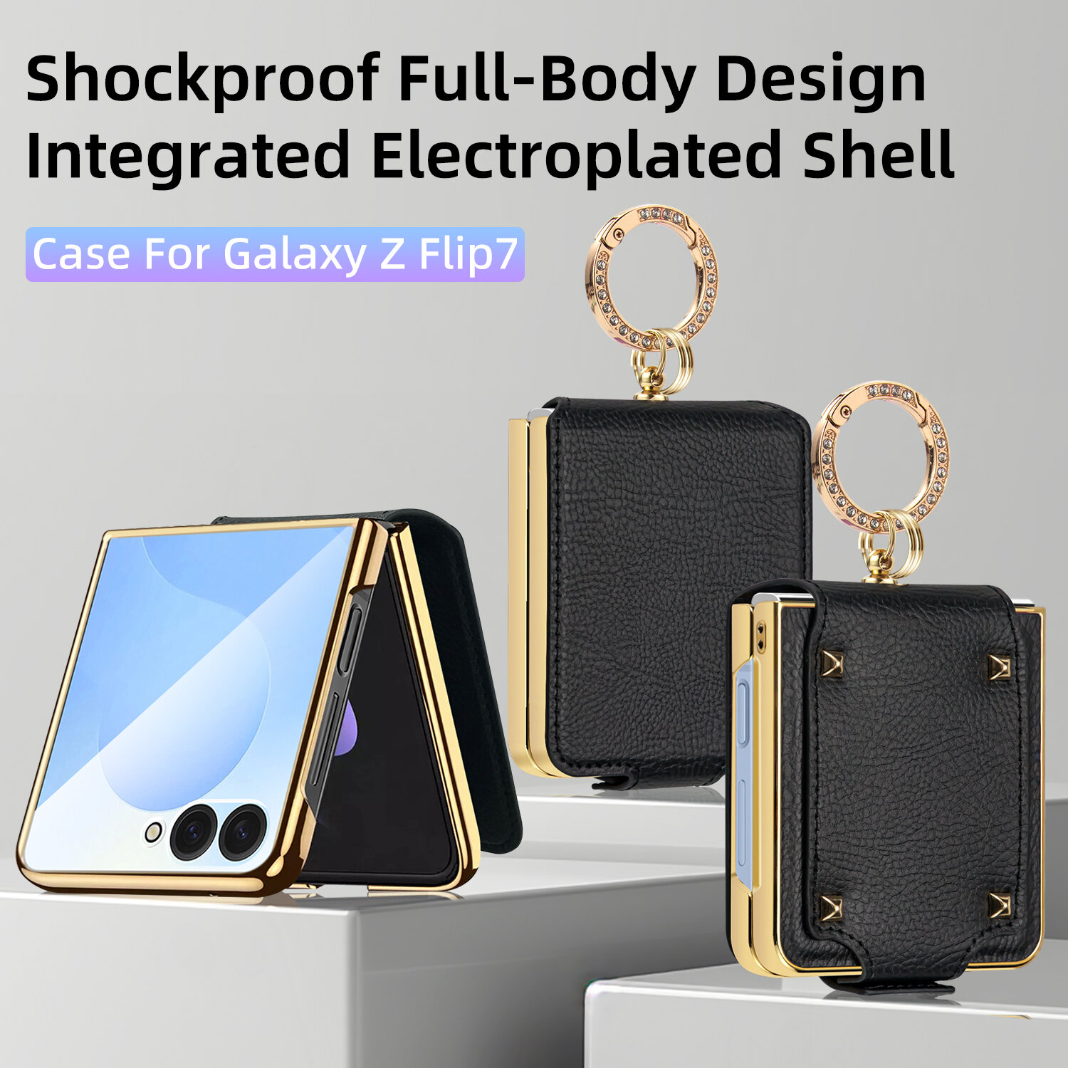 Чехол для Samsung Galaxy Z Flip7 / Samsung Z Flip7 / Самсунг Галакси Зед Флип 7 флип Защитная оболочка