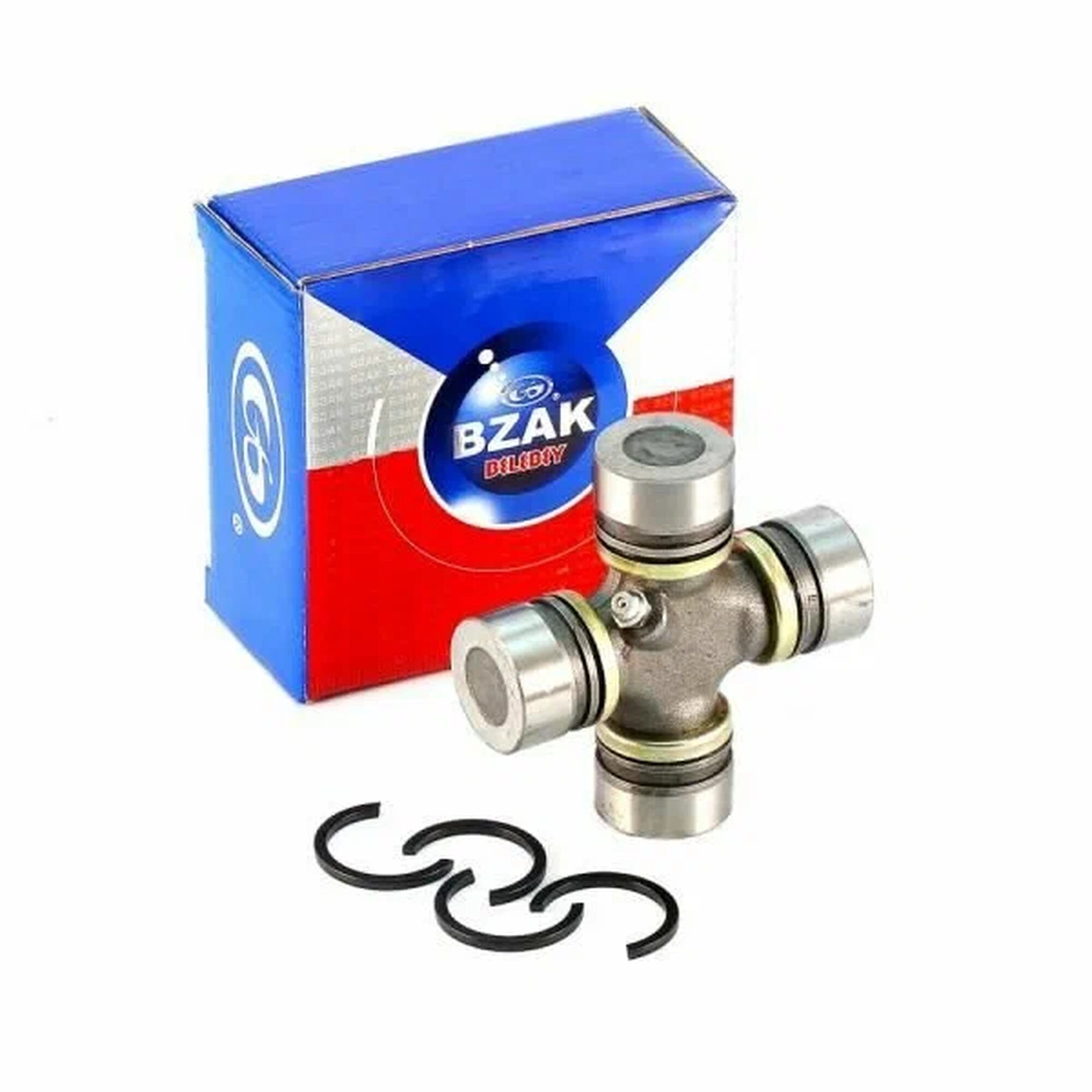 Крестовина кардана бзак 906403, для ГАЗ 3102, металл, длина 75 мм