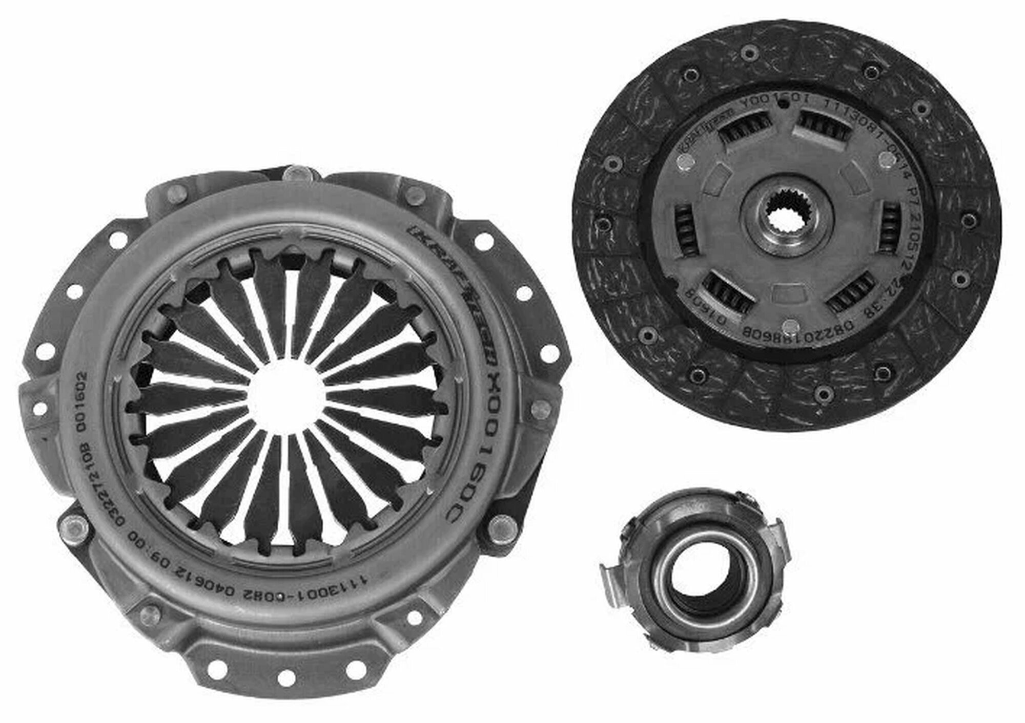 Комплект сцепления KraftTech W00160E, для ОКА