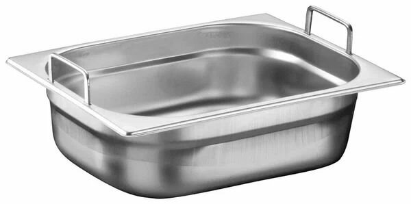 Гастроемкость Hurakan GN-H 1/1-200, с ручками, нержавеющая сталь