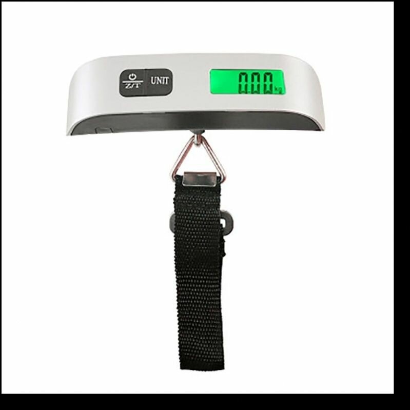 Багажные весы электронные 50 кг с дисплеем премиум и подсветкой