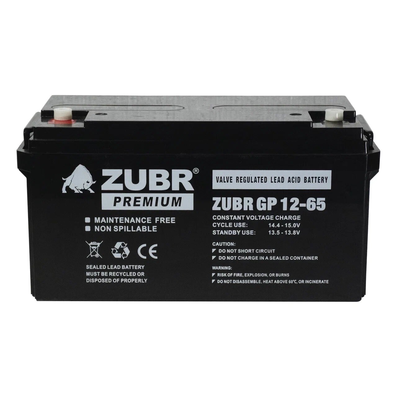 Аккумуляторная батарея для ИБП ZUBR GP12-65 12V65Ah