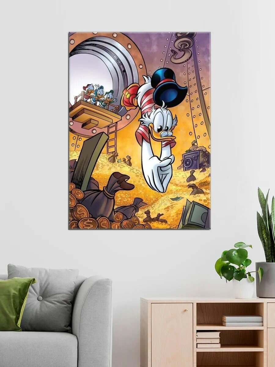 Картина на стену "Скрудж Макдак", 30х40 см