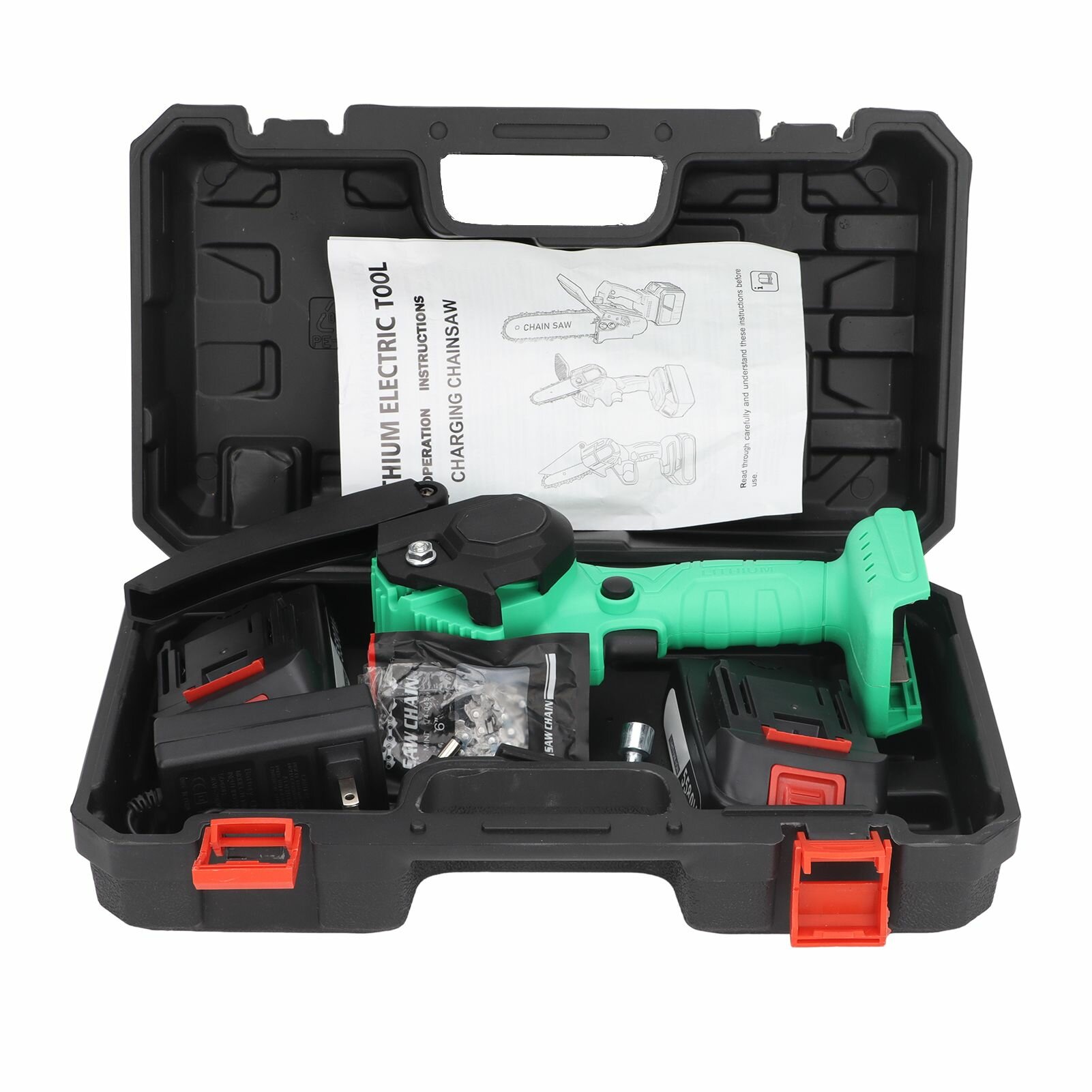 Пила аккумуляторная 6" (2 батареи, пластик. кейс)