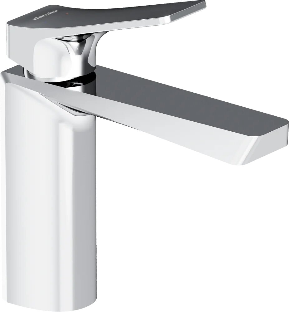Смеситель для раковины Damixa Urban DX9502100 хром, глянцевый, кран для ванной в раковину, из латуни, рычажный, с керамическим картриджем