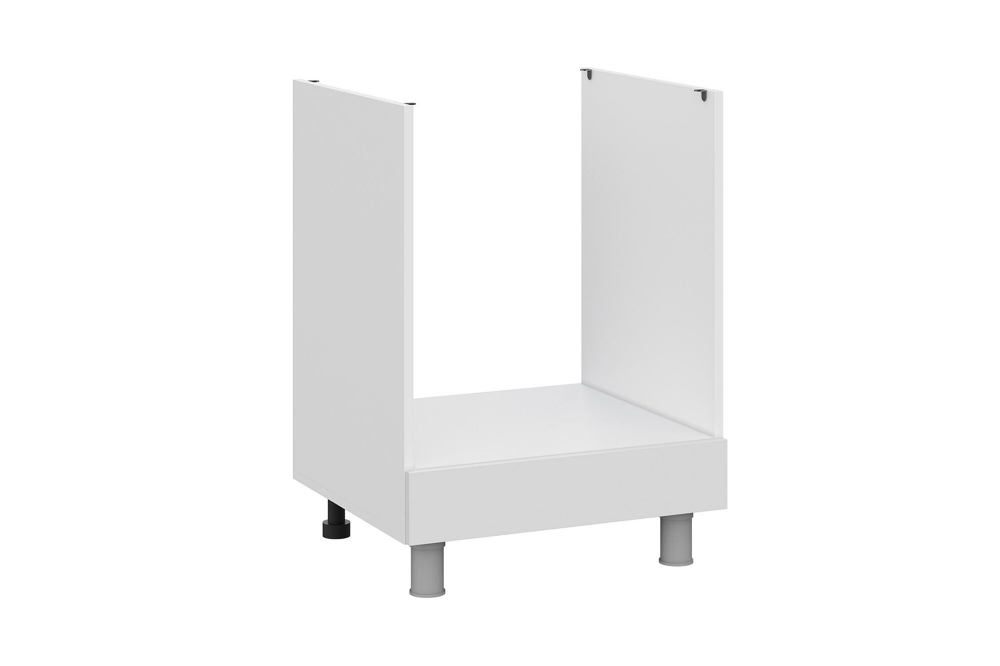 Шкаф нижний под духовку Нонтон Калеста, 60х53х82.4 см, белый / белая поэма