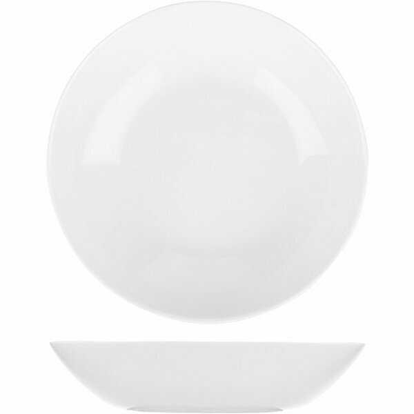 Тарелка глубокая «Эволюшнс Гранит», стекло, 0,6 л, серый (Arcoroc)