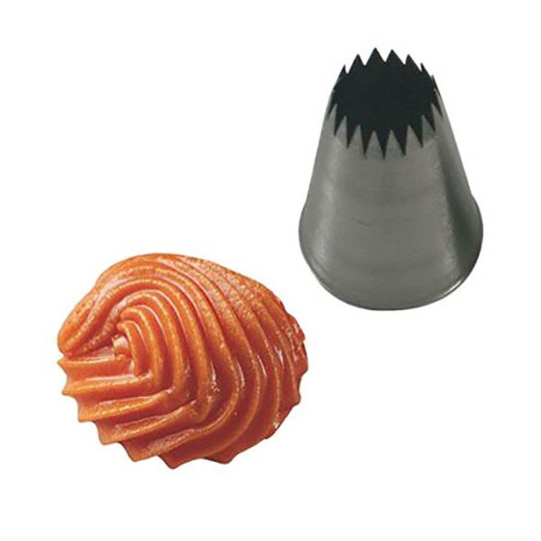 Насадка кондитерская «Открытая звезда», нержавеющая сталь, 25/9 мм (Martellato)