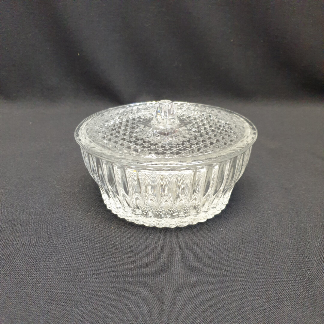 Сахарница, стекло 0.5 л, винтаж СССР